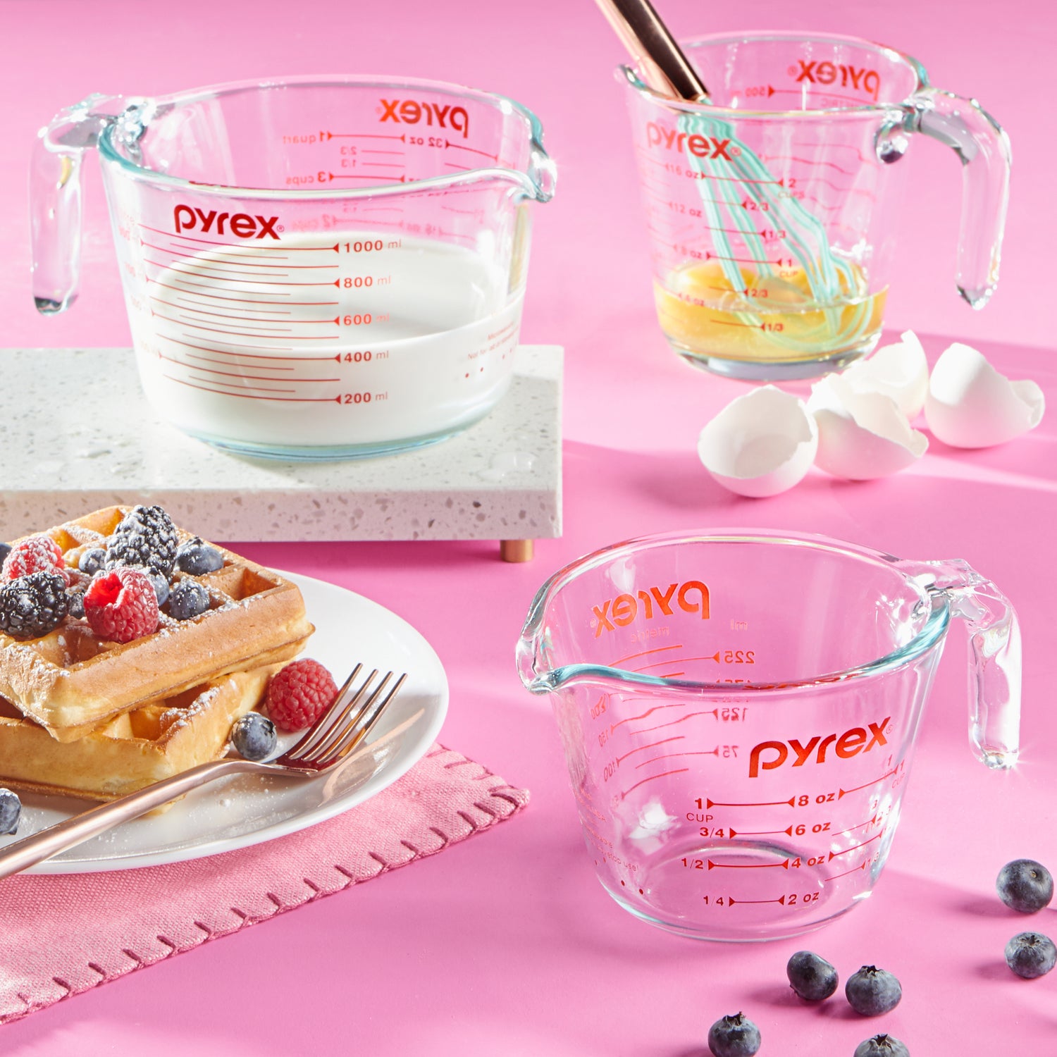 Pyrex® 3-piece Measuring Cup Set