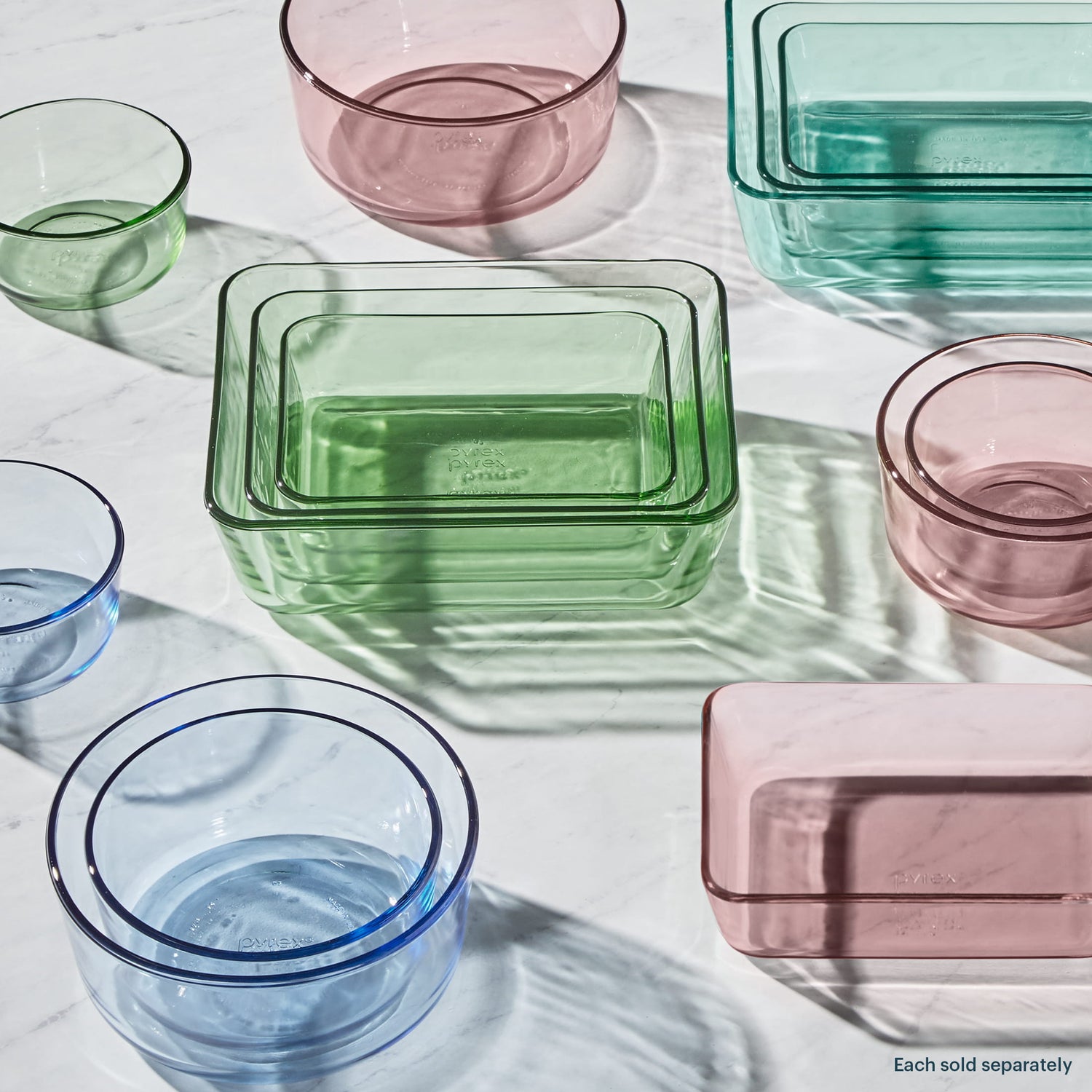 New! Pyrex Colors