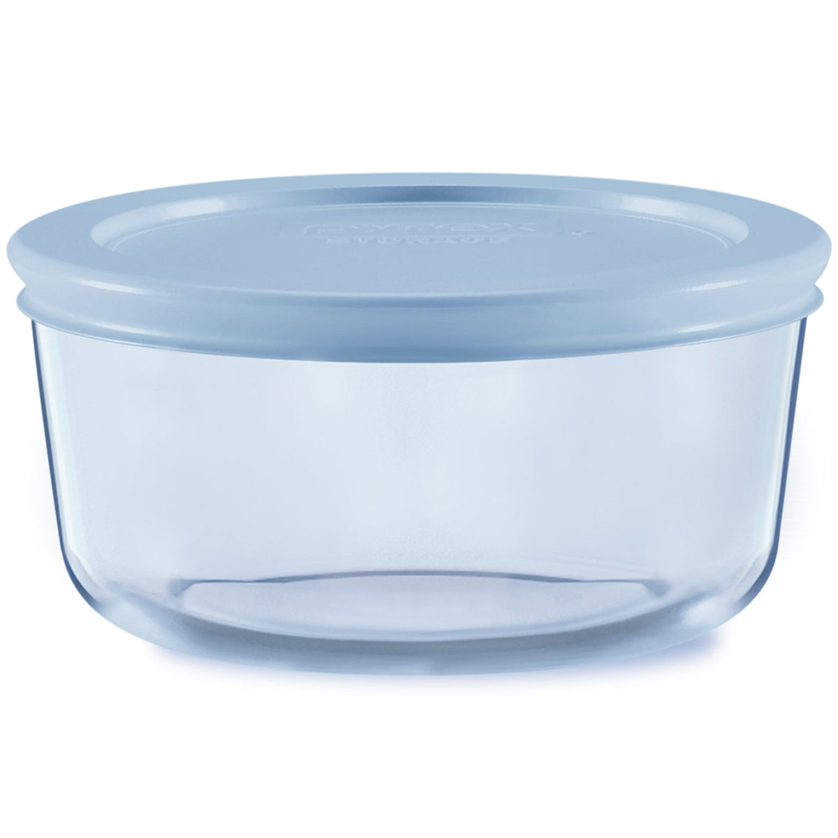 Pyrex® Simply Store® Tinted 2-cup Round Storage with Plastic Lid, Blue