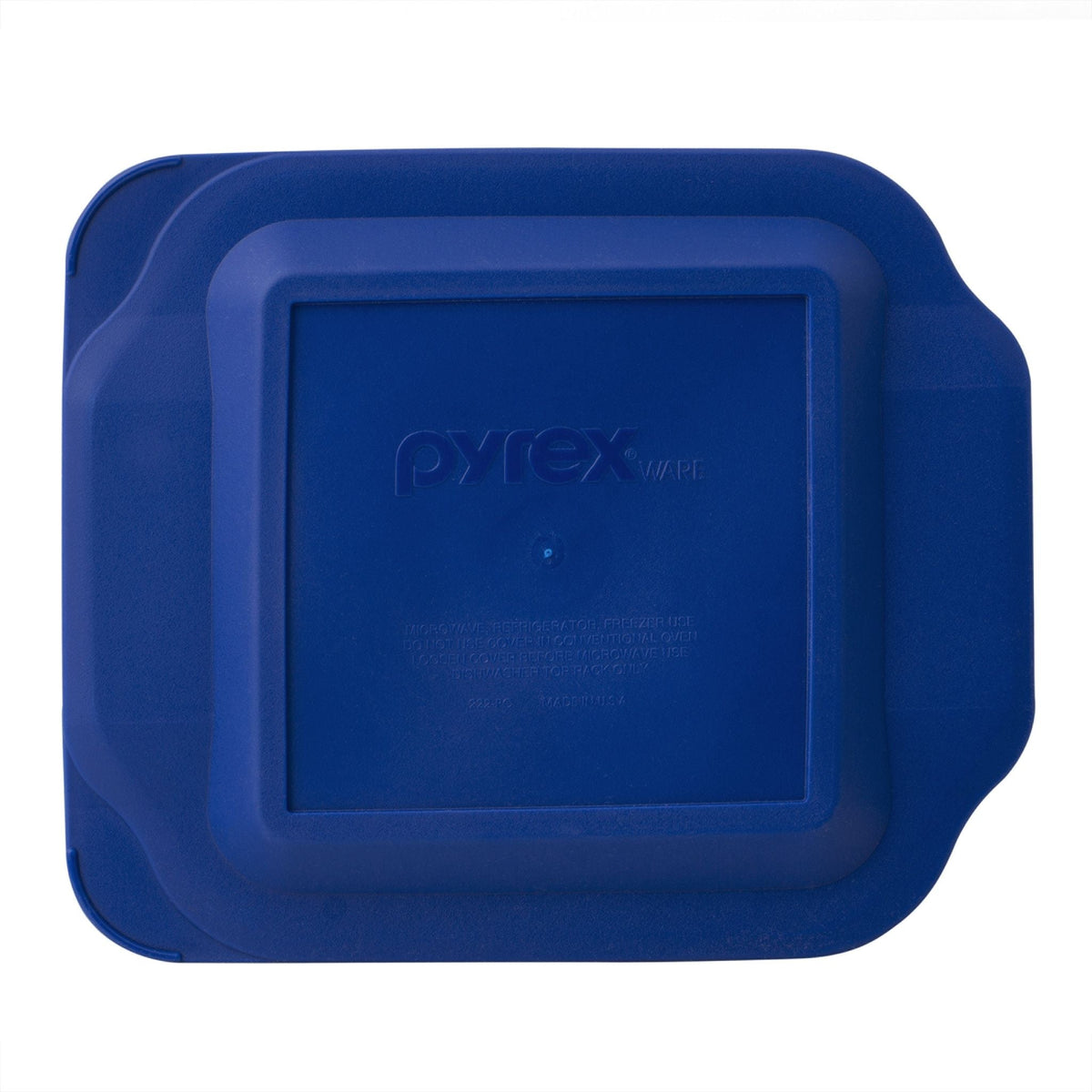 Pyrex® Blue Plastic Lid for Watercolor Collection 8" Square Baking Dis